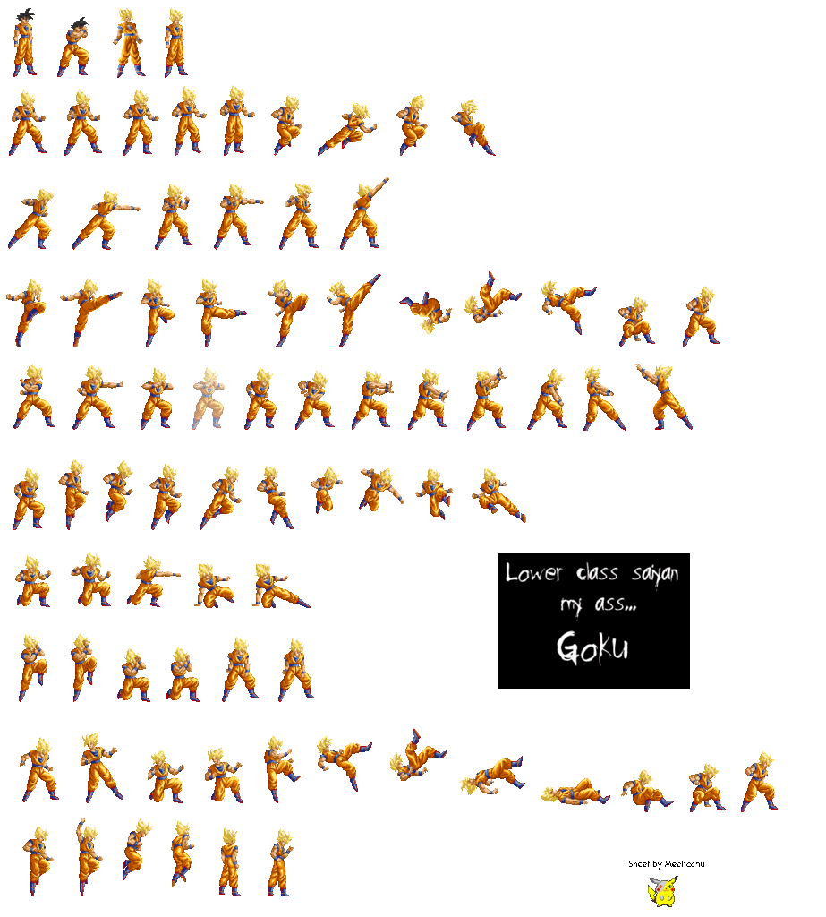 Goku Sprites gif by GMunny5 | Photobucket