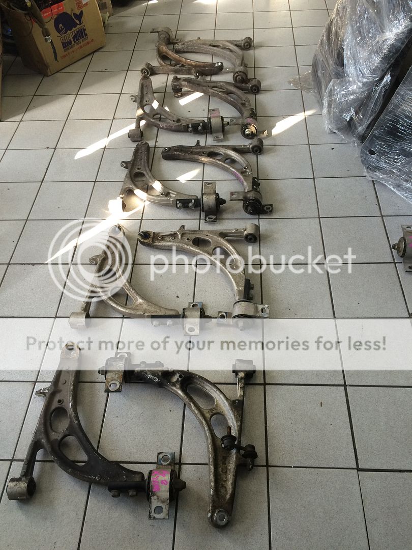 Jdm aluminium lower control arms.$250 shipped .GC8..GDB LIMITED ...