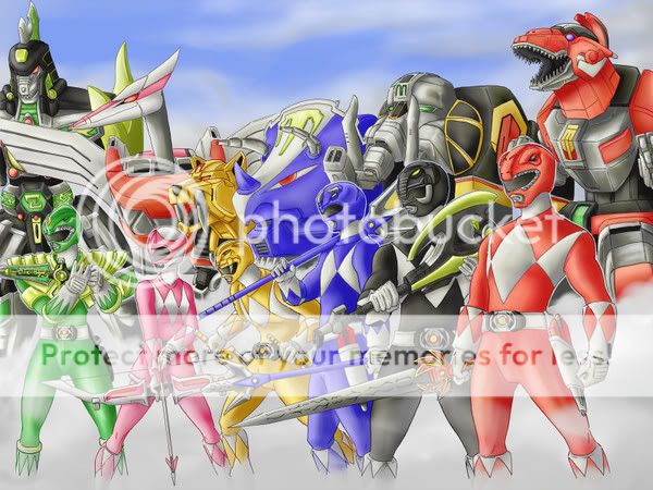 Original Power Rangers & Their Zords Photo by theunknownguy36 | Photobucket